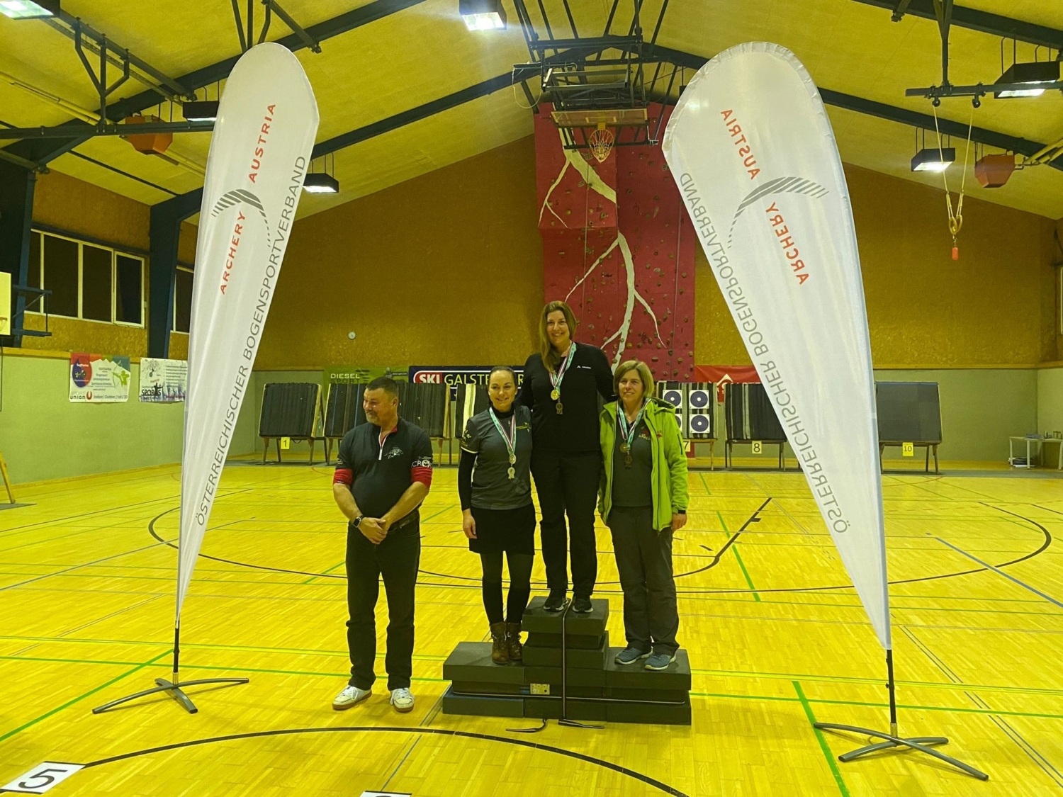 ÖM IFAA Indoor - Andrea holt uns Gold